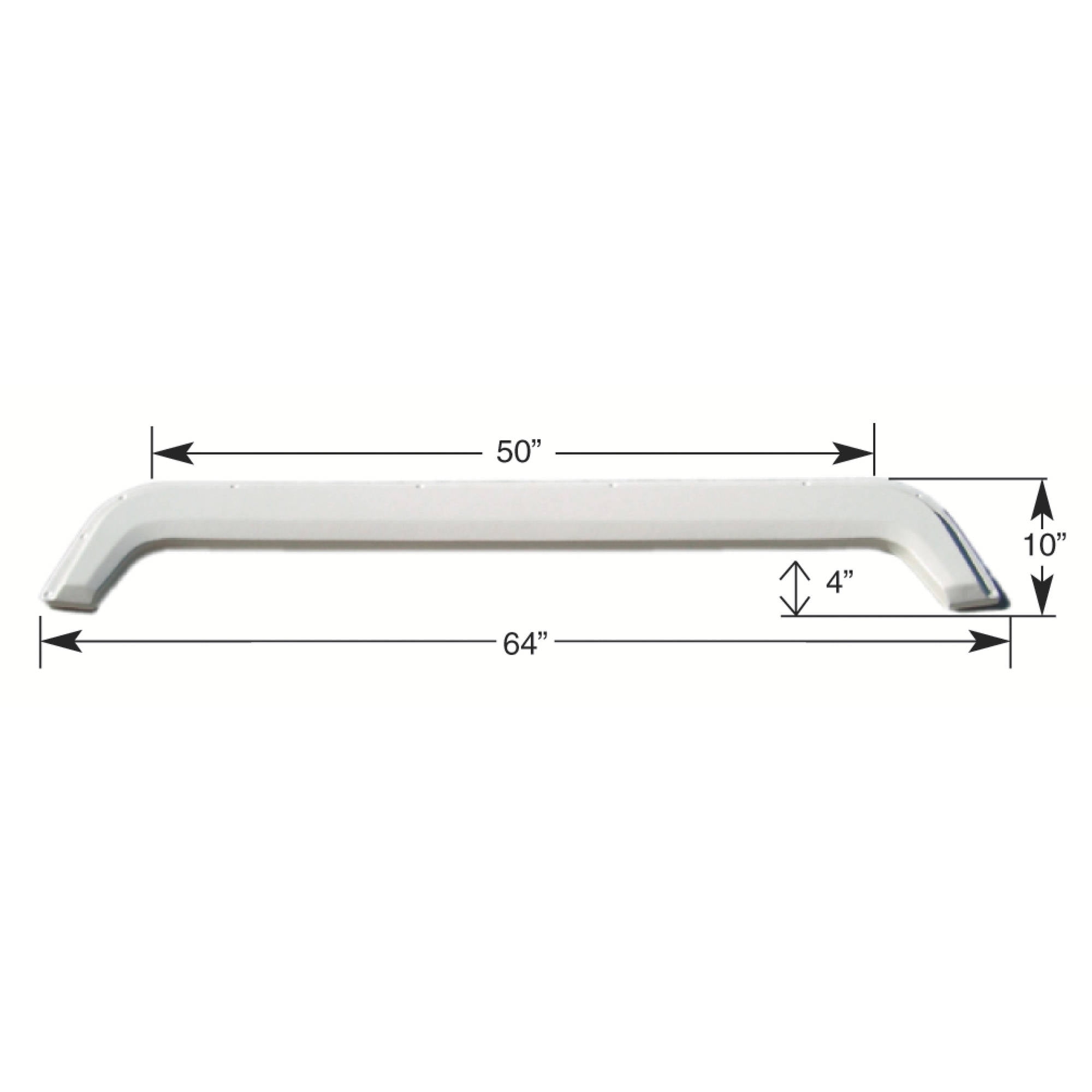 Icon Technologies 00408 Double FS400 White RV Fender Skirts - Walmart.com