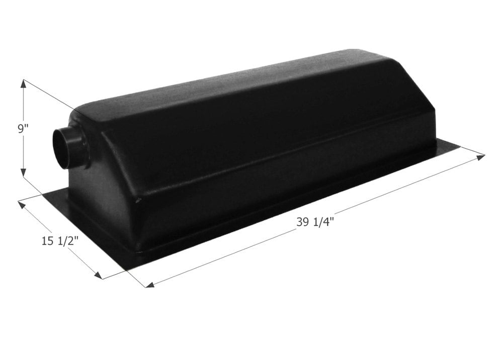 Icon HT702ED 15.5" x 39.25" x 9" Right End Drain Holding Tank - Walmart.com