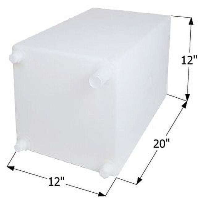 ICON Technologies 12734, WT2470 Fresh Water Tank, 12 gal, Portable RV ...