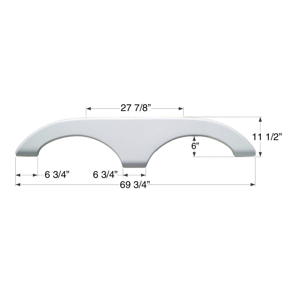 Icon Technologies Double FS710 RV Fender Skirts - Walmart.com