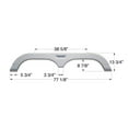 Icon Technologies Tandem Fleetwood FS720 RV Fender Skirts - Walmart.com