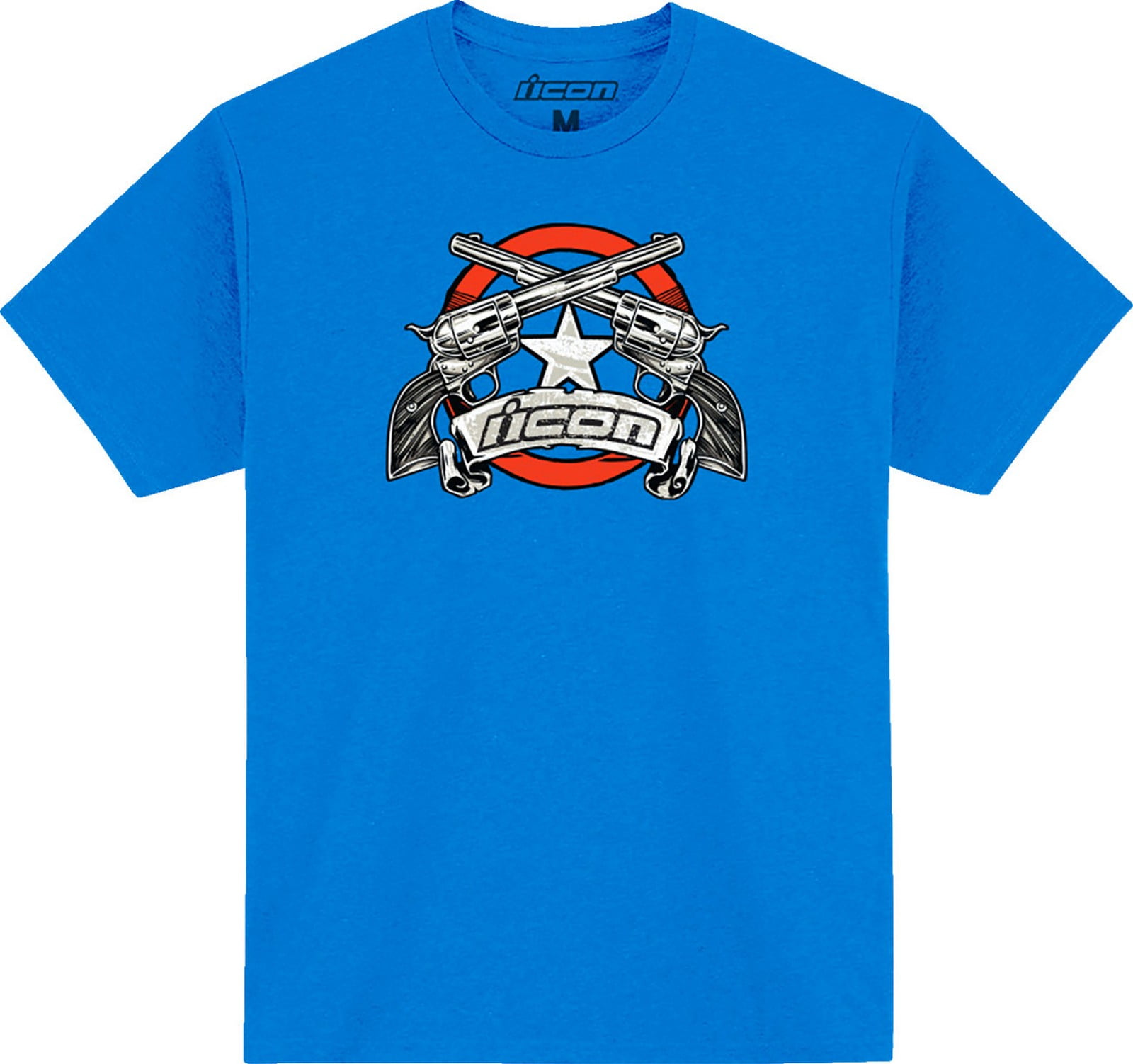 Icon Tejas Libre Mens Short Sleeve T-Shirt Royal Blue LG - Walmart.com