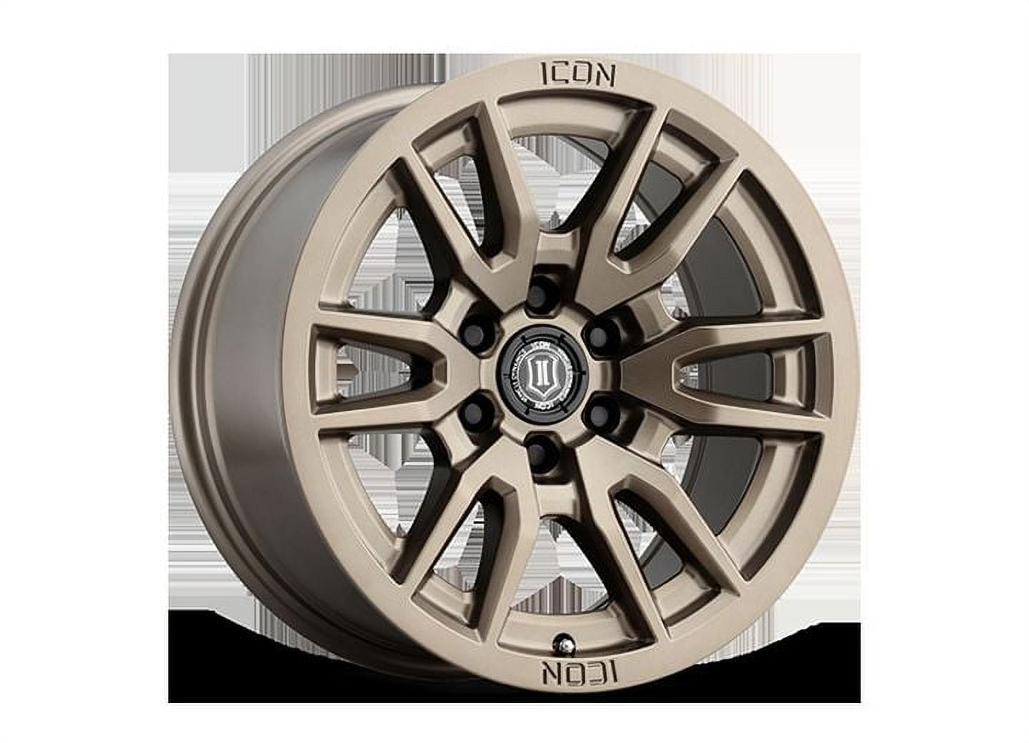 Icon Vehicle Dynamics 2417858347Br Icon Alloys Vector 6 Bronze - 17 X 8 ...