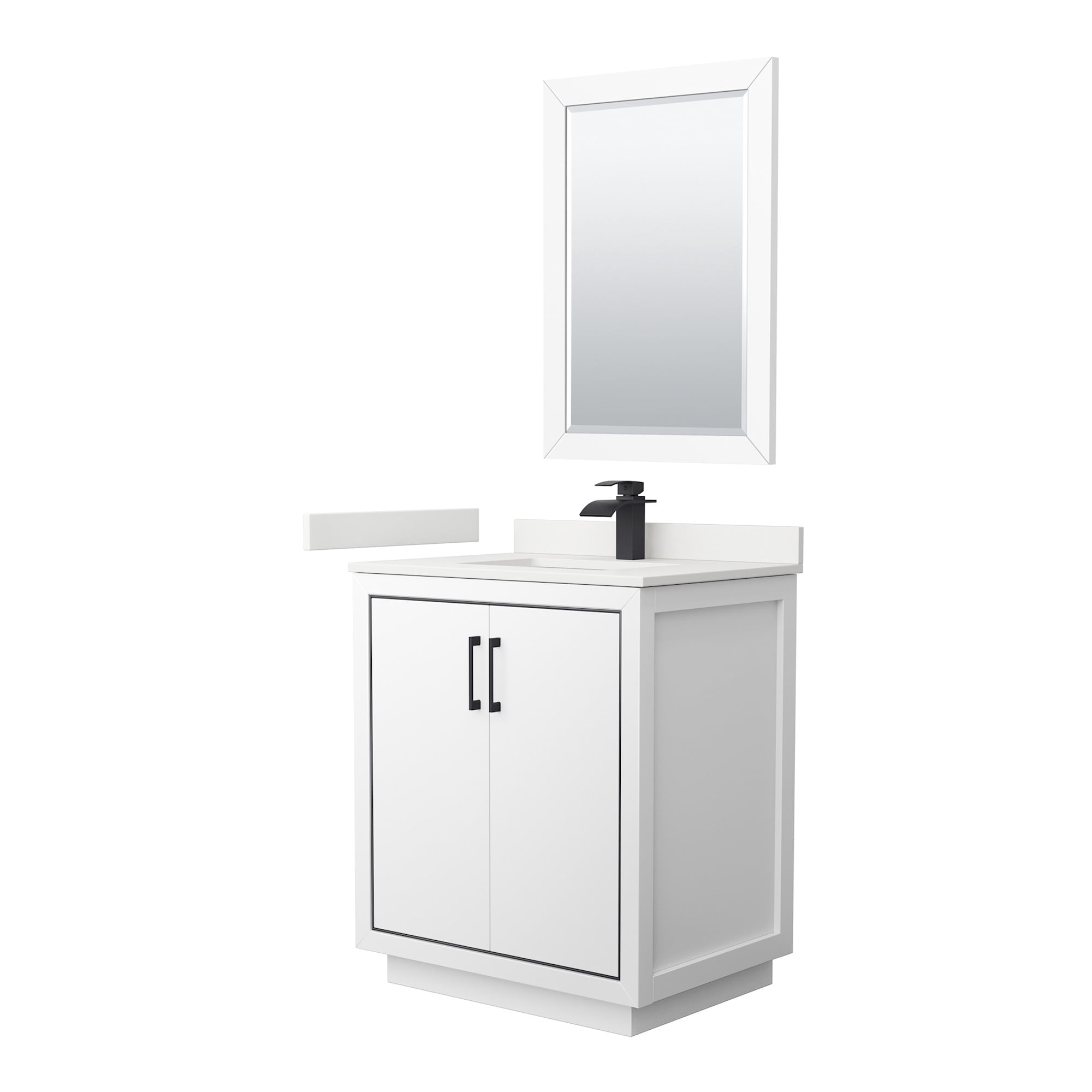 Wyndham Collection Wcf111130s-Qtz-Unsm24 Icon 30" Free Standing Single ...