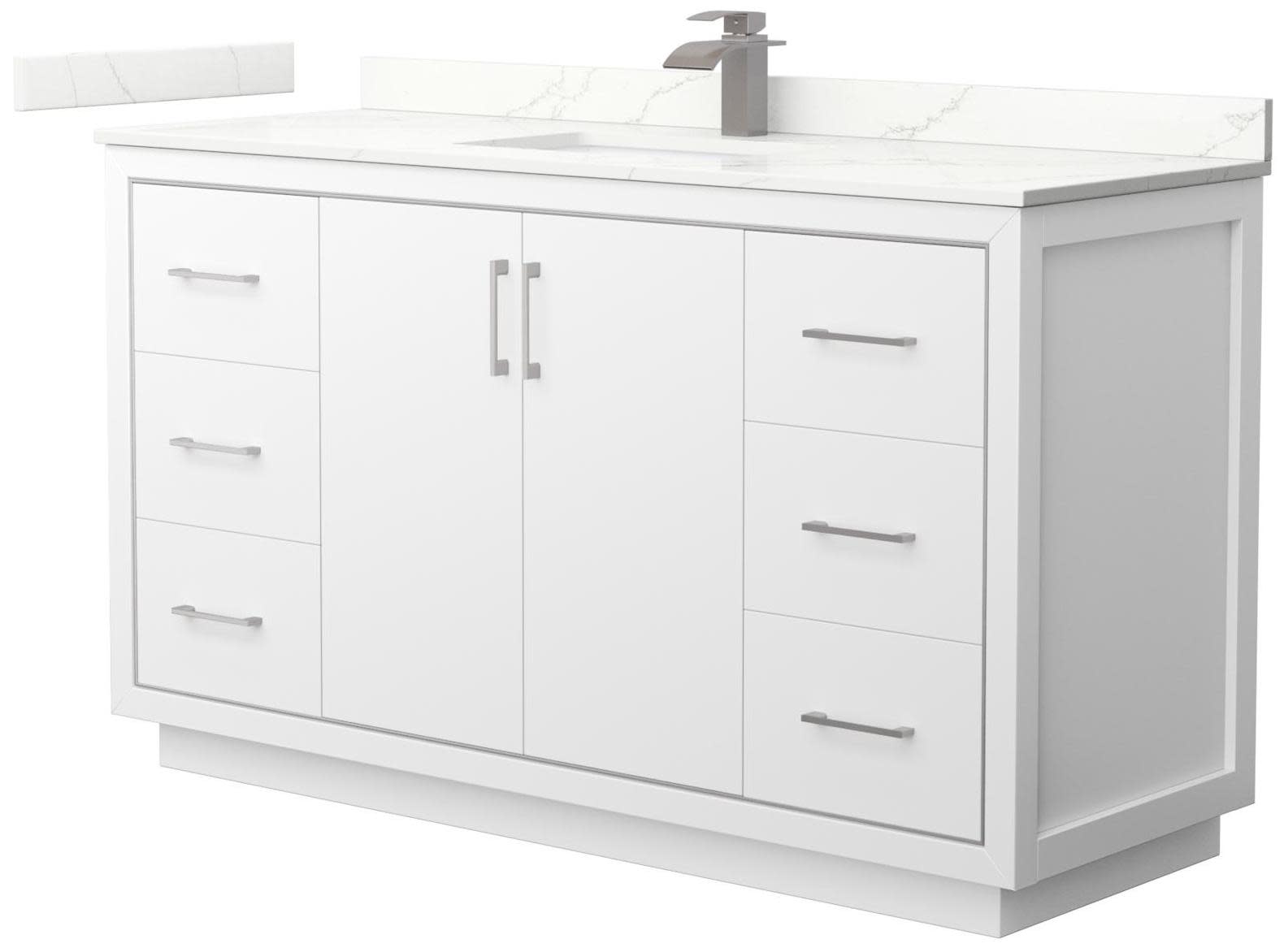 Wyndham Collection Wcf111160s-Qtz-Unsmxx Icon 60" Free Standing Single ...