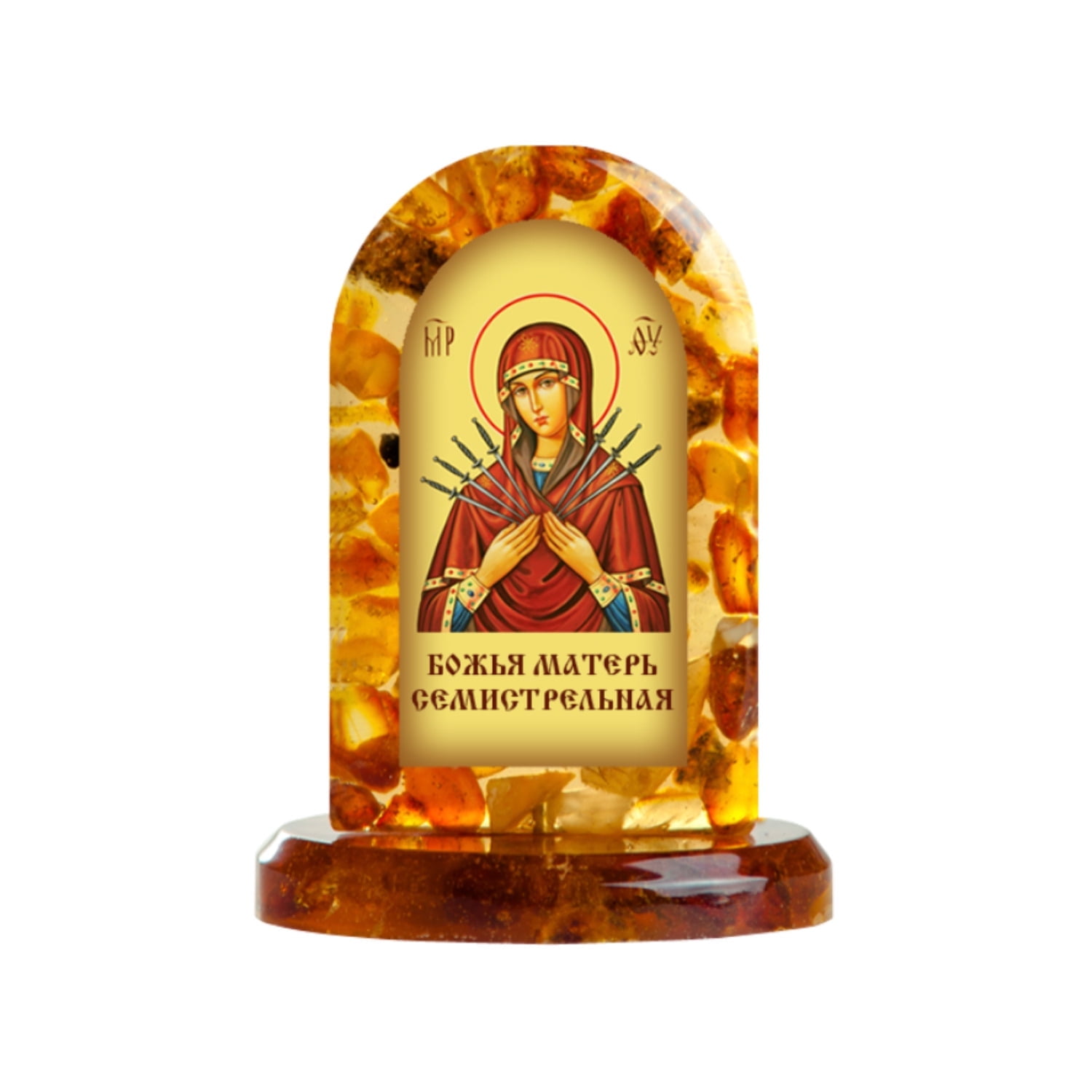 USA KIZIMA Handmade Icon Mother Semistrelnaya Baltic amber - Walmart.com