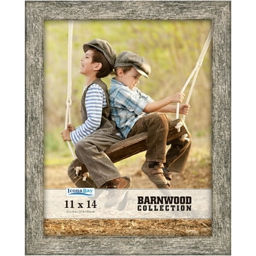 Modern Real Wood 11x14 inch Picture Frame in Brown - Walmart.com