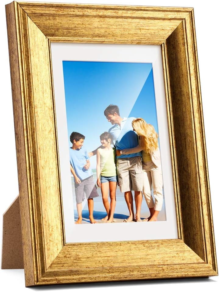 Icona Bay 11x14 Gold Solid Wood Picture Frame, Pizzazz Tabletop Frames ...