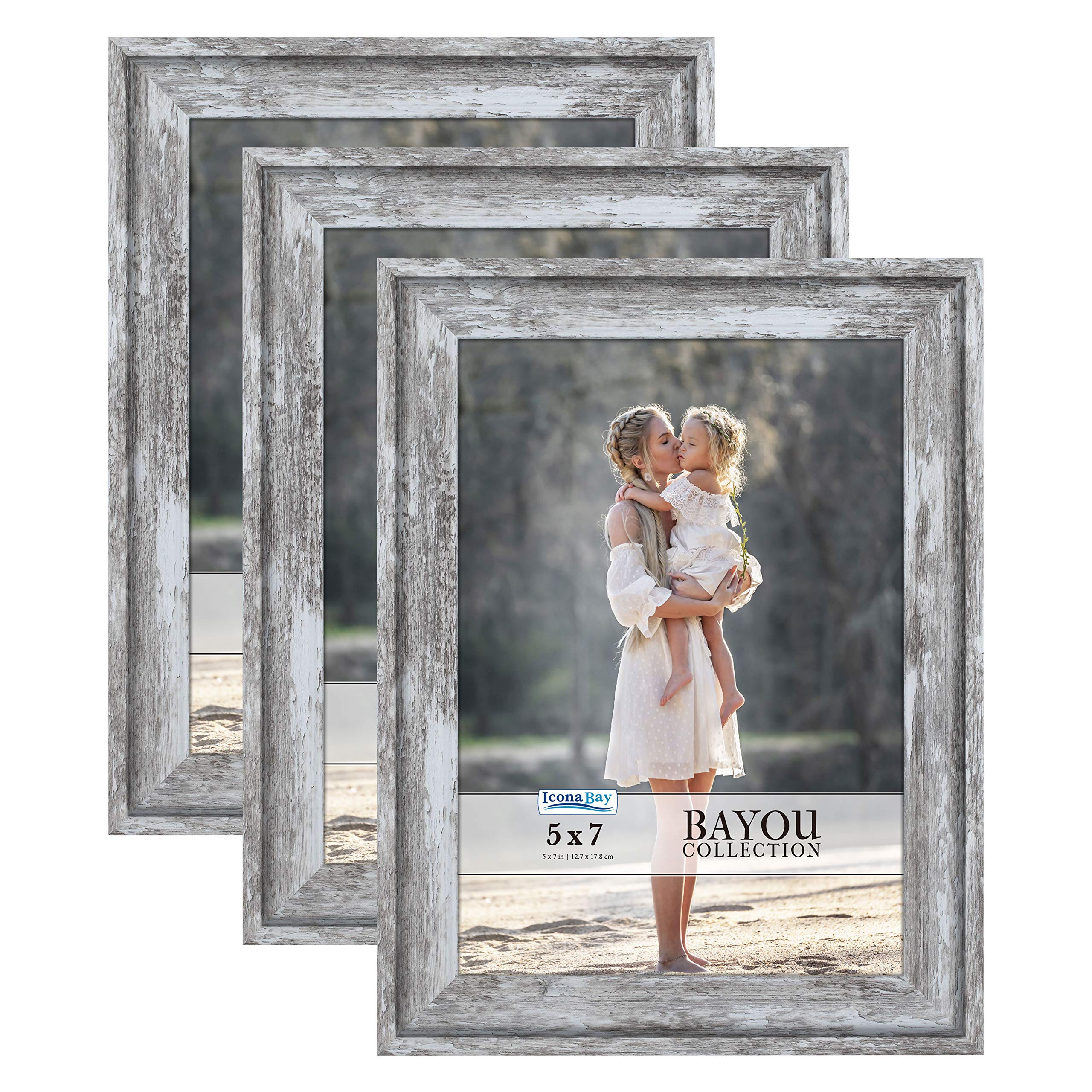 Icona Bay 12x18 Pony Gray Large Picture Frame, Rustic Style, 1 Pack ...