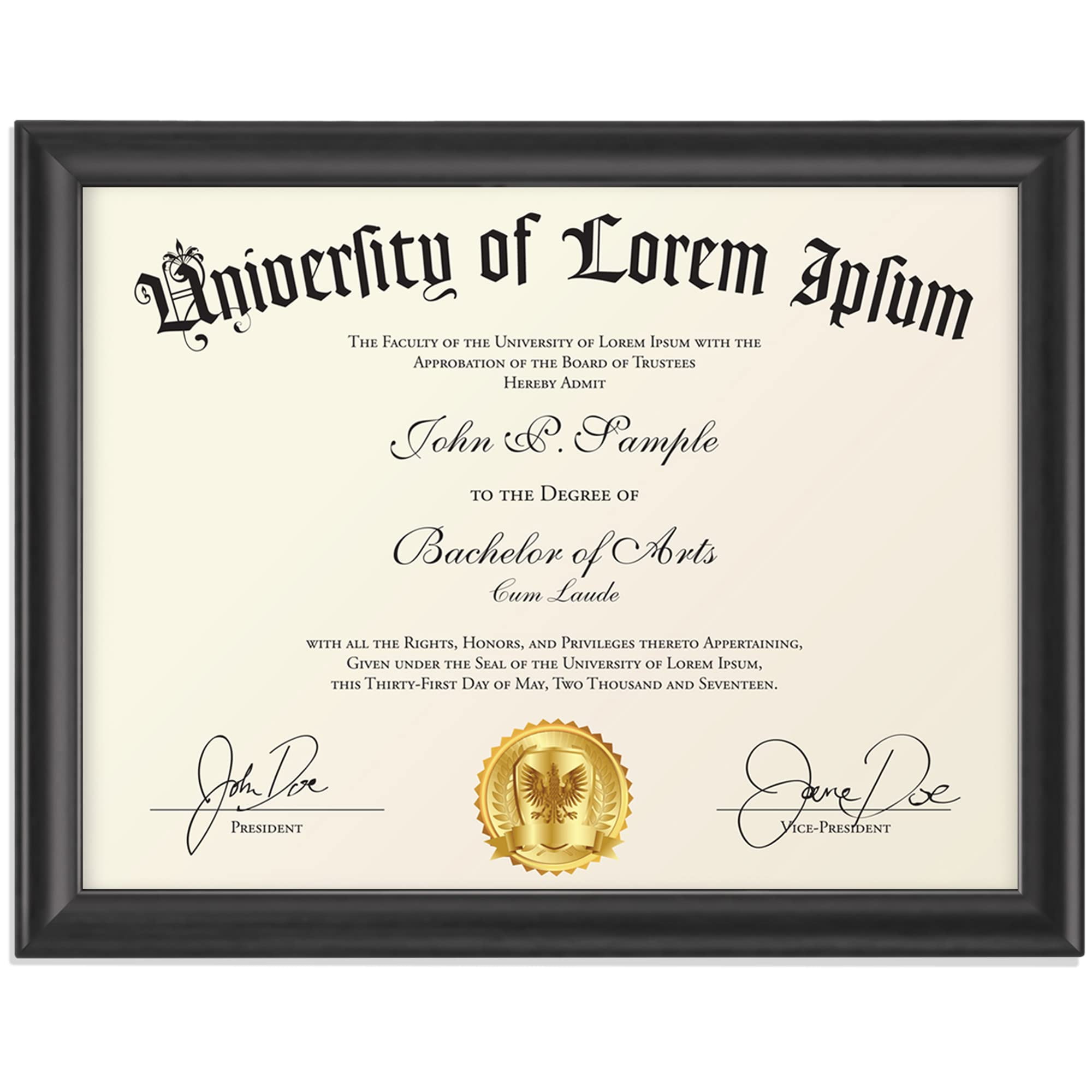 Brown University Diploma
