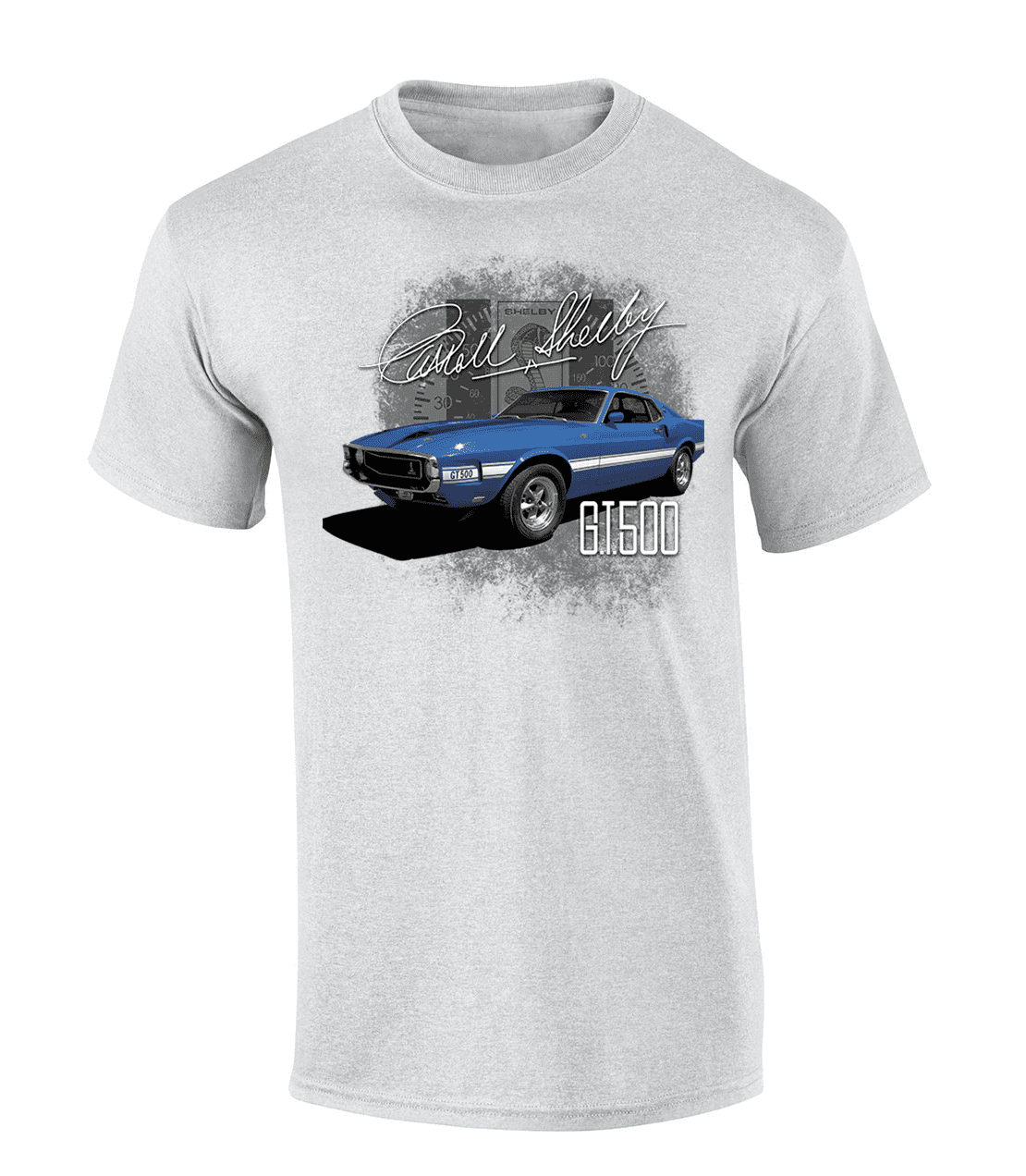 Iconic 1970's Blue GT 500 Mustang Shelby Cobra Automotive Enthusiasts ...
