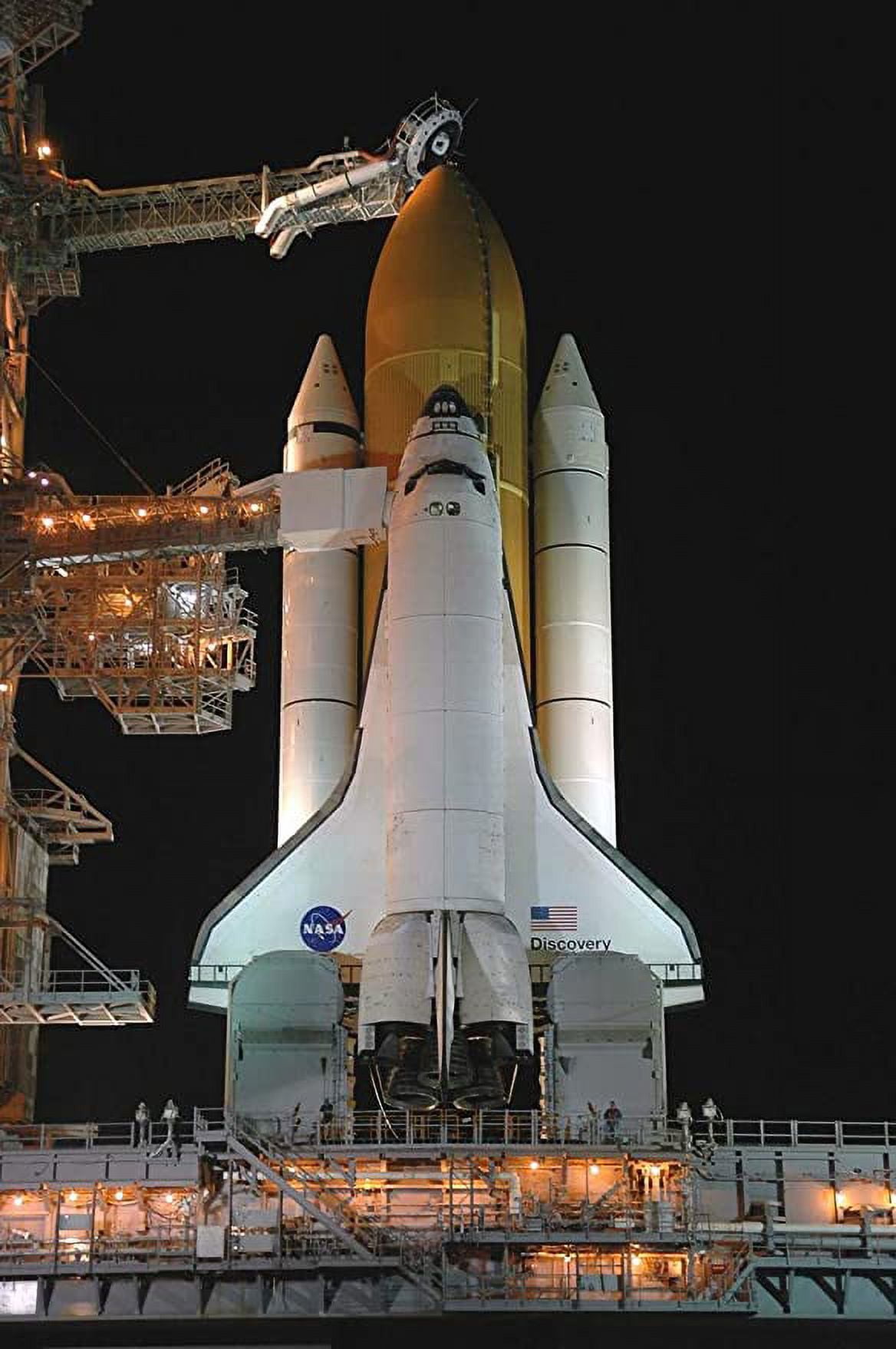 Iconic Arts Laminated 24x36 Poster STS-114 Space Shuttle Discovery Before First Launch Attempt ...