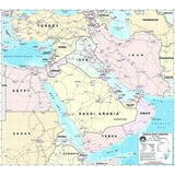 Iconic Arts Laminated 26x24 Poster: Resource Map - The Geography of The ...