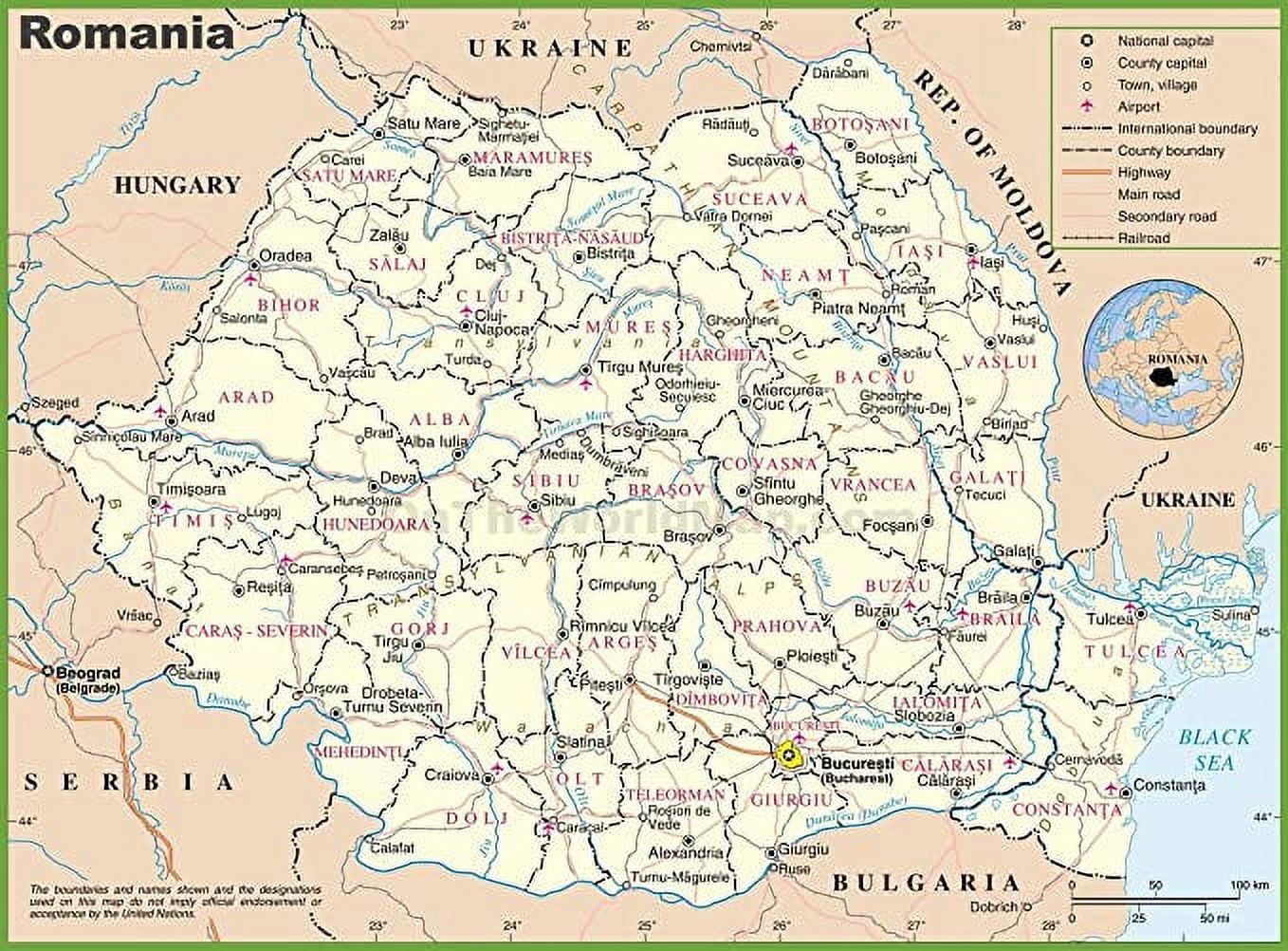 Romania 2024 Center For Nonviolent Communication Romania 01 Romania Political Map