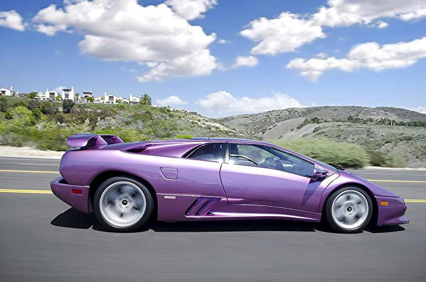 Iconic Arts Laminated 36x24 Poster: Lamborghini Diablo SE30 Special ...