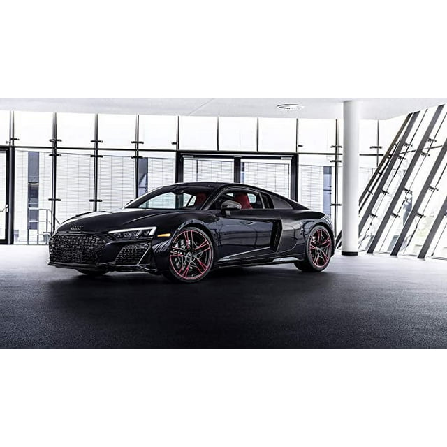 Iconic Arts Laminated 42x24 Poster: 2021 Audi r8 rwd Panther Edition 2 ...