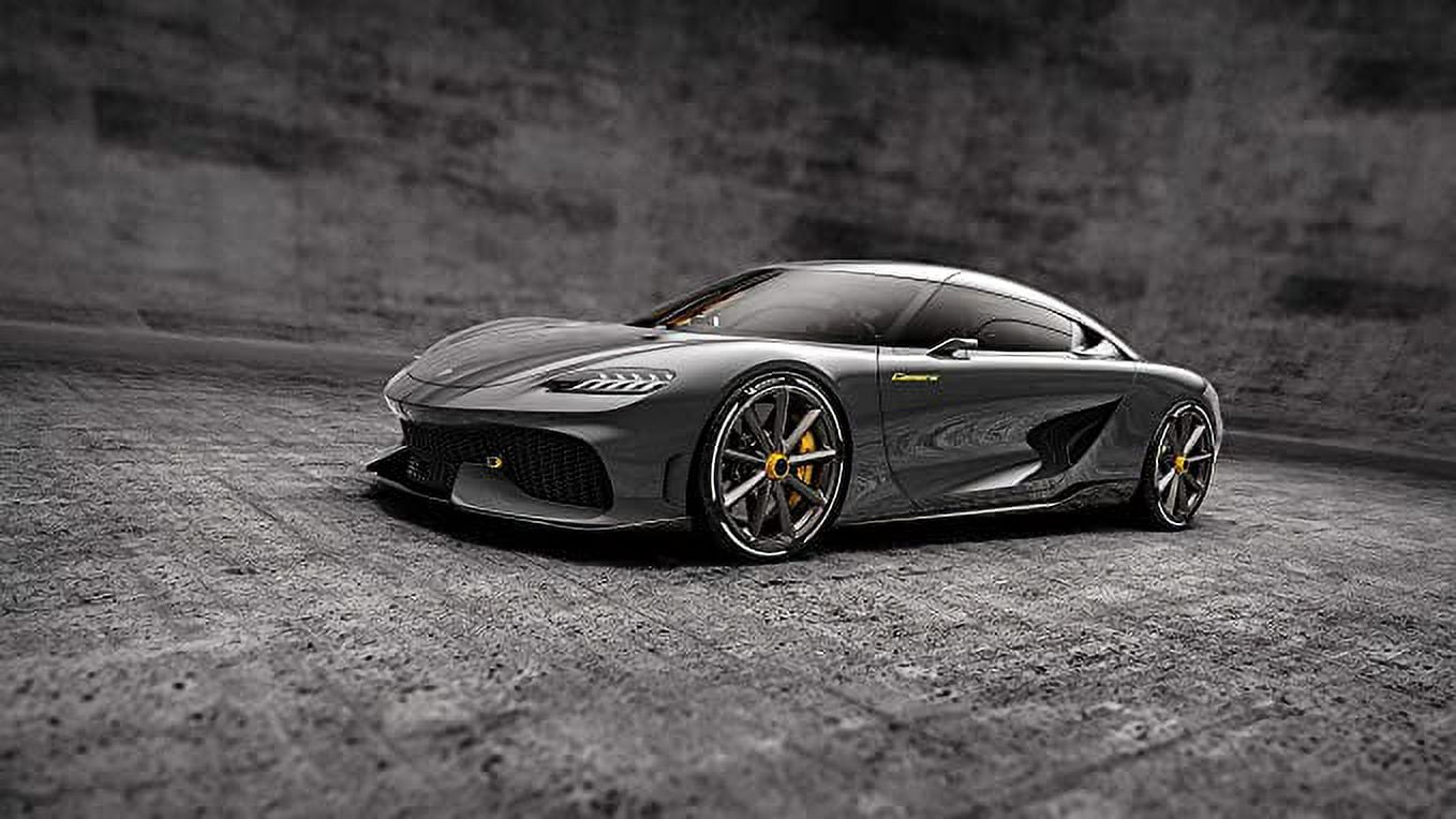 Iconic Arts Laminated 42x24 Poster: Koenigsegg gemera 2020 4k HD ...
