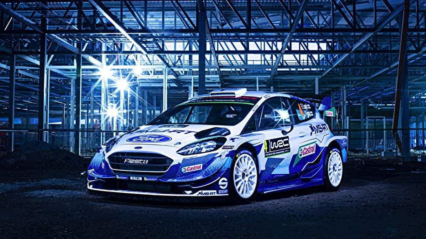 Iconic Arts Laminated 42x24 Poster: m Sport Ford Fiesta WRC 2020 HD ...