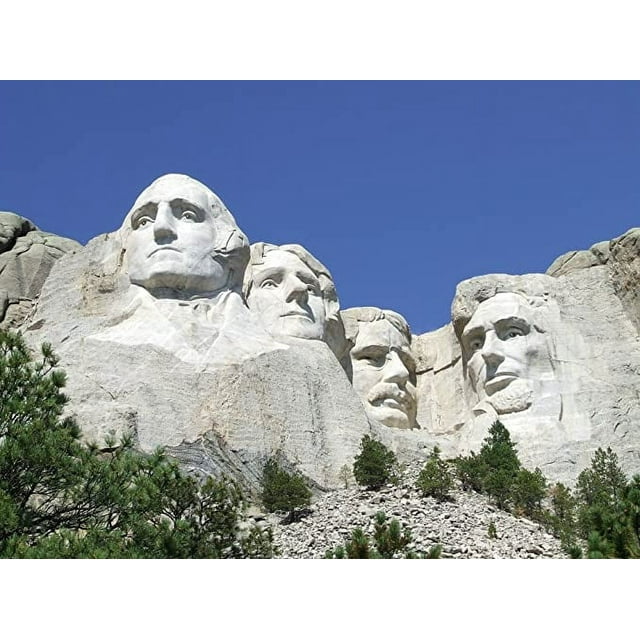 Iconic Arts Mount Rushmore Landmark Laminated 24x36 Poster - Walmart.com