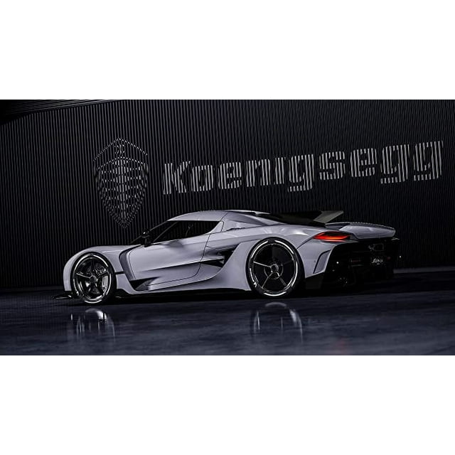 Iconic Arts Supercar- Koenigsegg Jesko Laminated 24x36 Poster - Walmart.com
