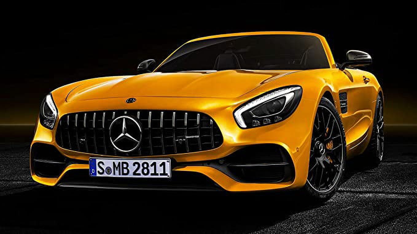 Iconic Arts Supercar Laminated 24x36 Poster: Mercedes AMG GT-S Roadster ...