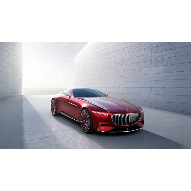 Iconic Arts Supercar Laminated 24x36 Poster: Mercedes Benz Maybach 6 ...