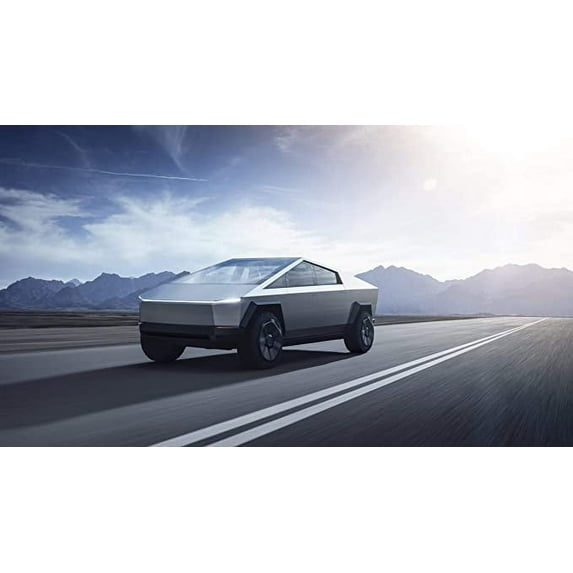 Iconic Arts Supercar- Tesla Cybertruck Laminated 24x36 Poster - Walmart.com