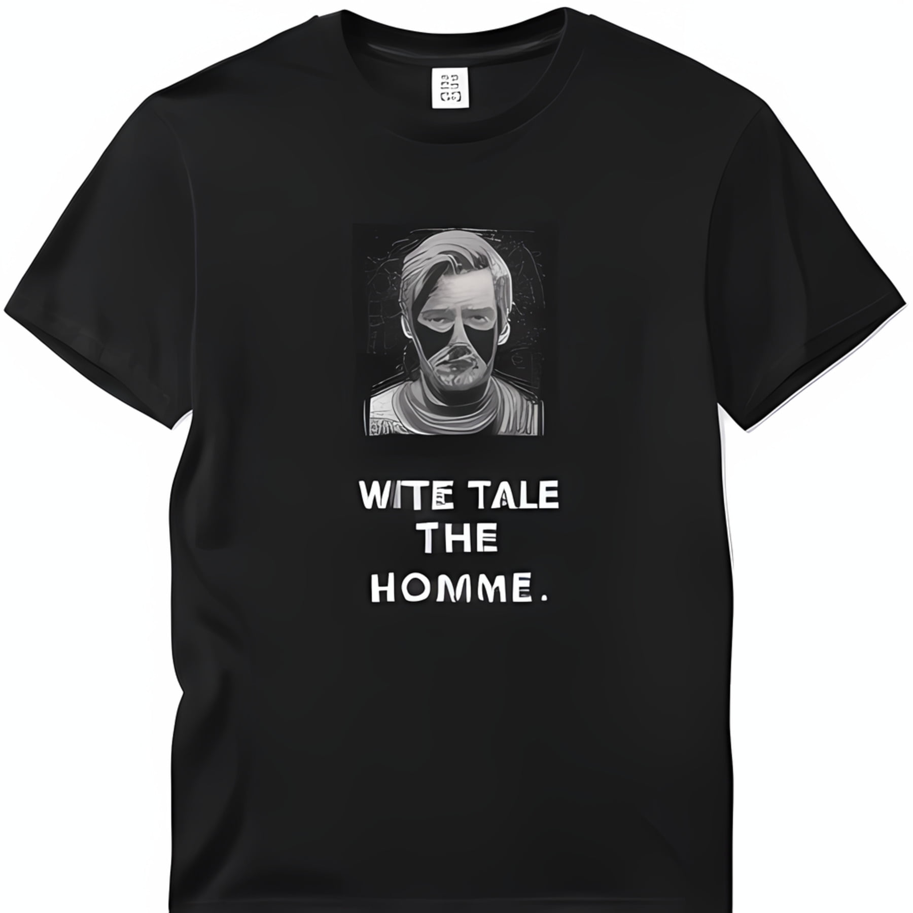 Iconic Black T-Shirt with Kandinsky Inspired Design Revenge Celebrities ...