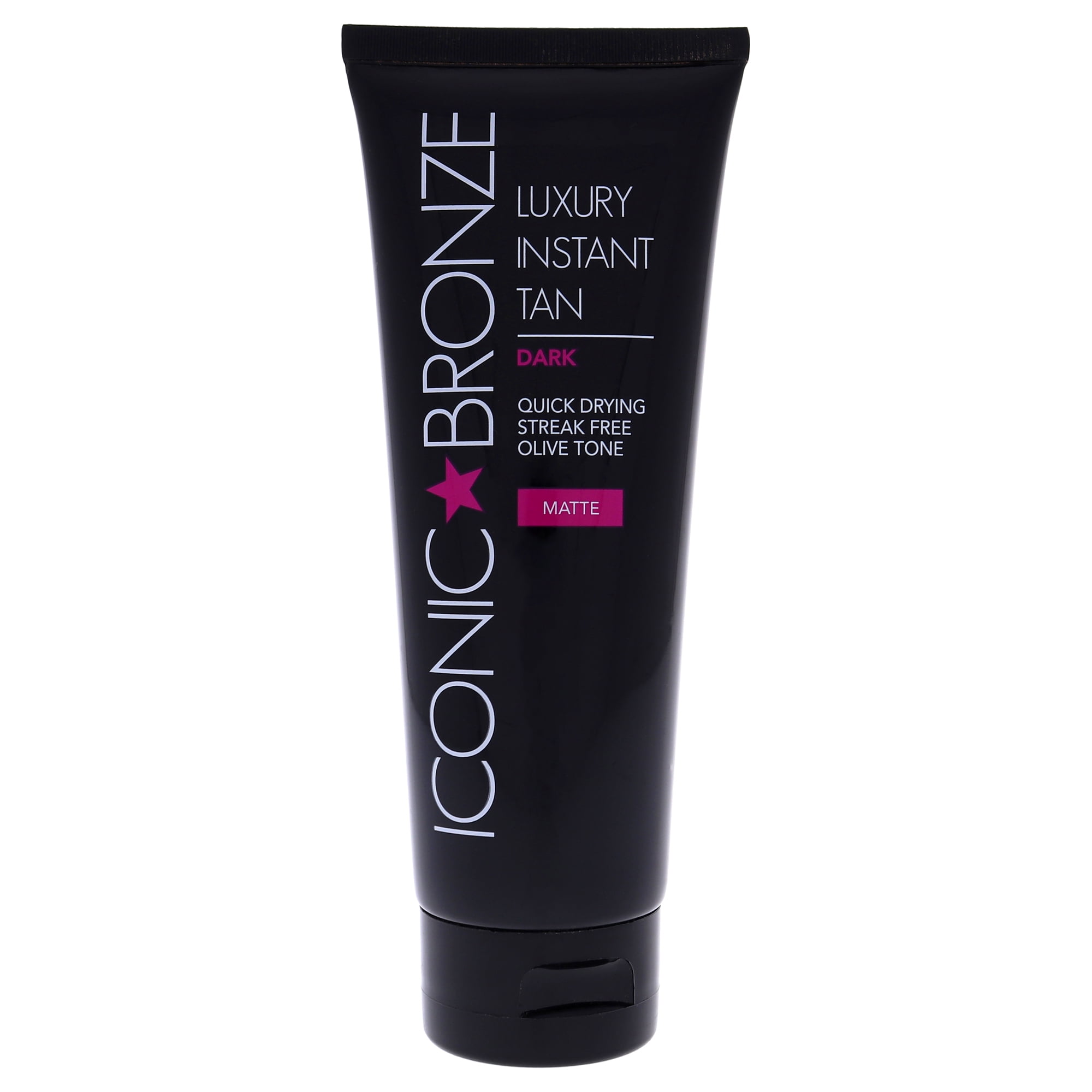 Iconic Bronze Luxury Instant Tan - Dark Matte , 3.38 oz Bronzer ...