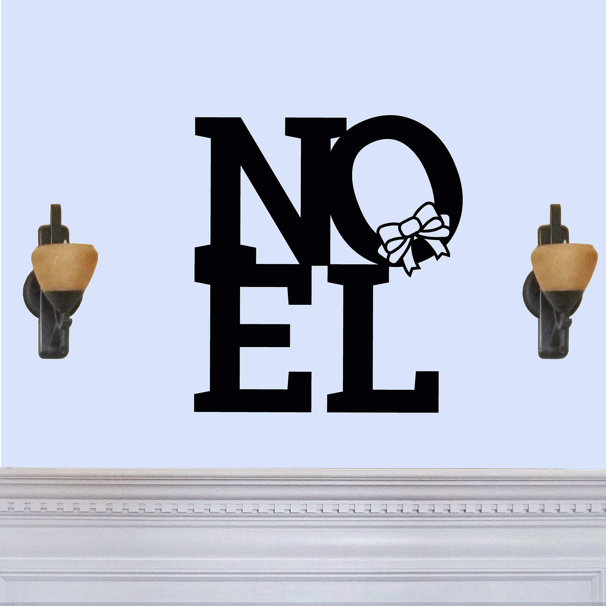 Iconic Christmas Themed Noel Stacked Word Art Laser Cut Solid Steel ...