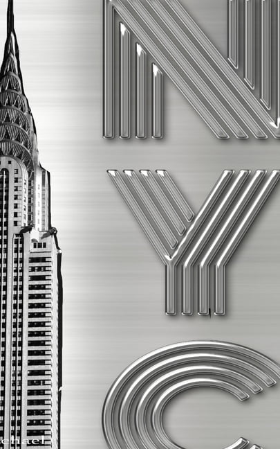 Iconic Chrysler Building New York City Sir Michael Huhn Artist Drawing ...