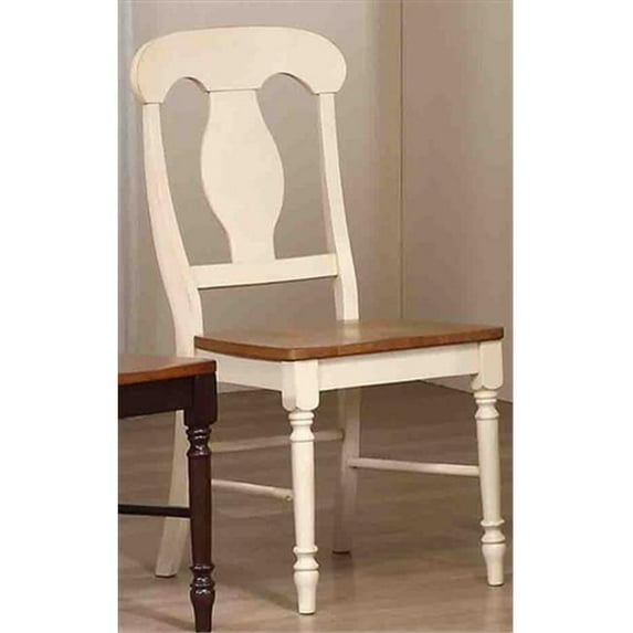 Iconic Furniture Napoleon Back Dining Chair Wood Seat- Caramel ...