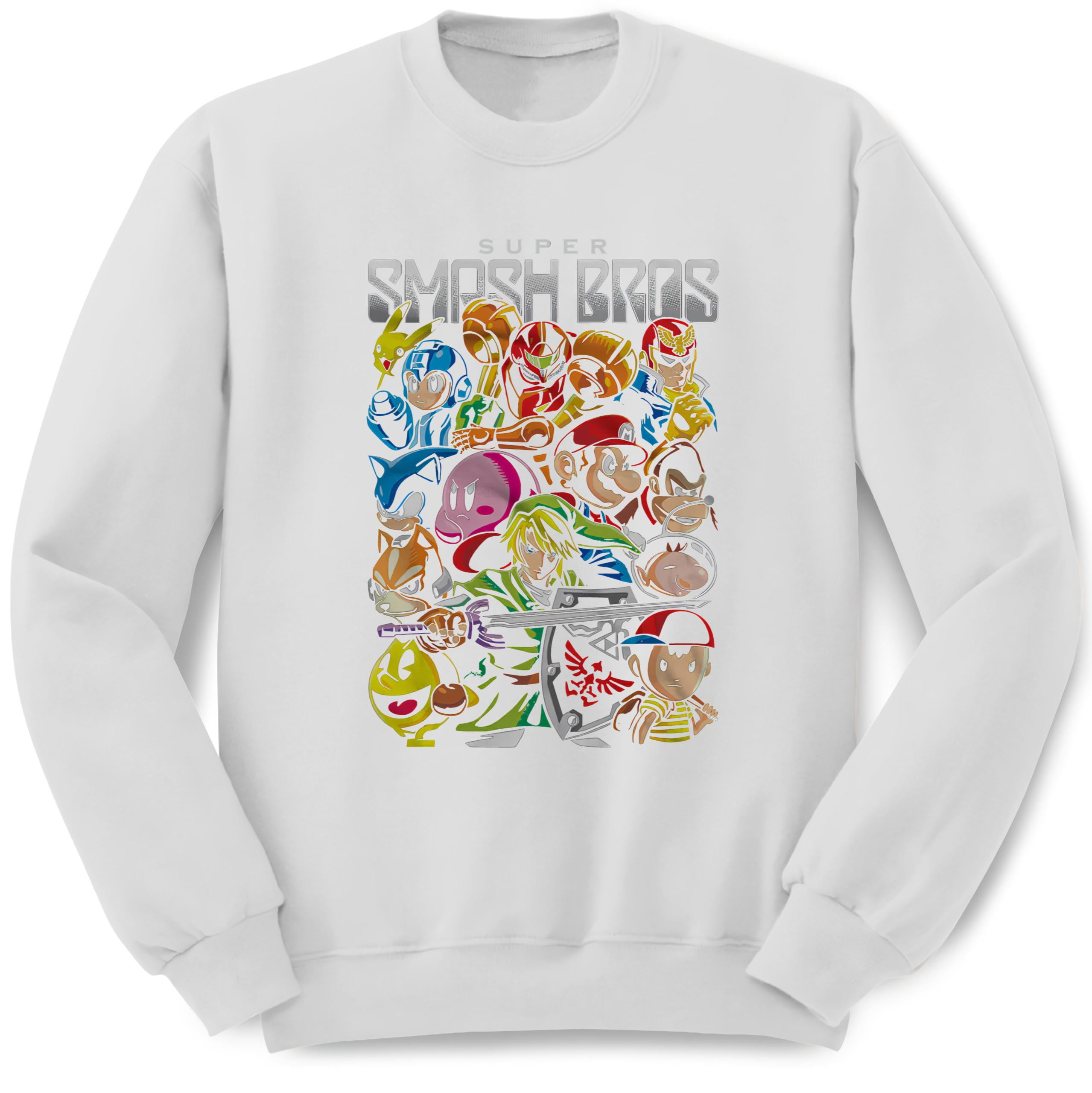 Iconic Game Characters Graphic Tee, Retro Video Game Fan Shirt ...