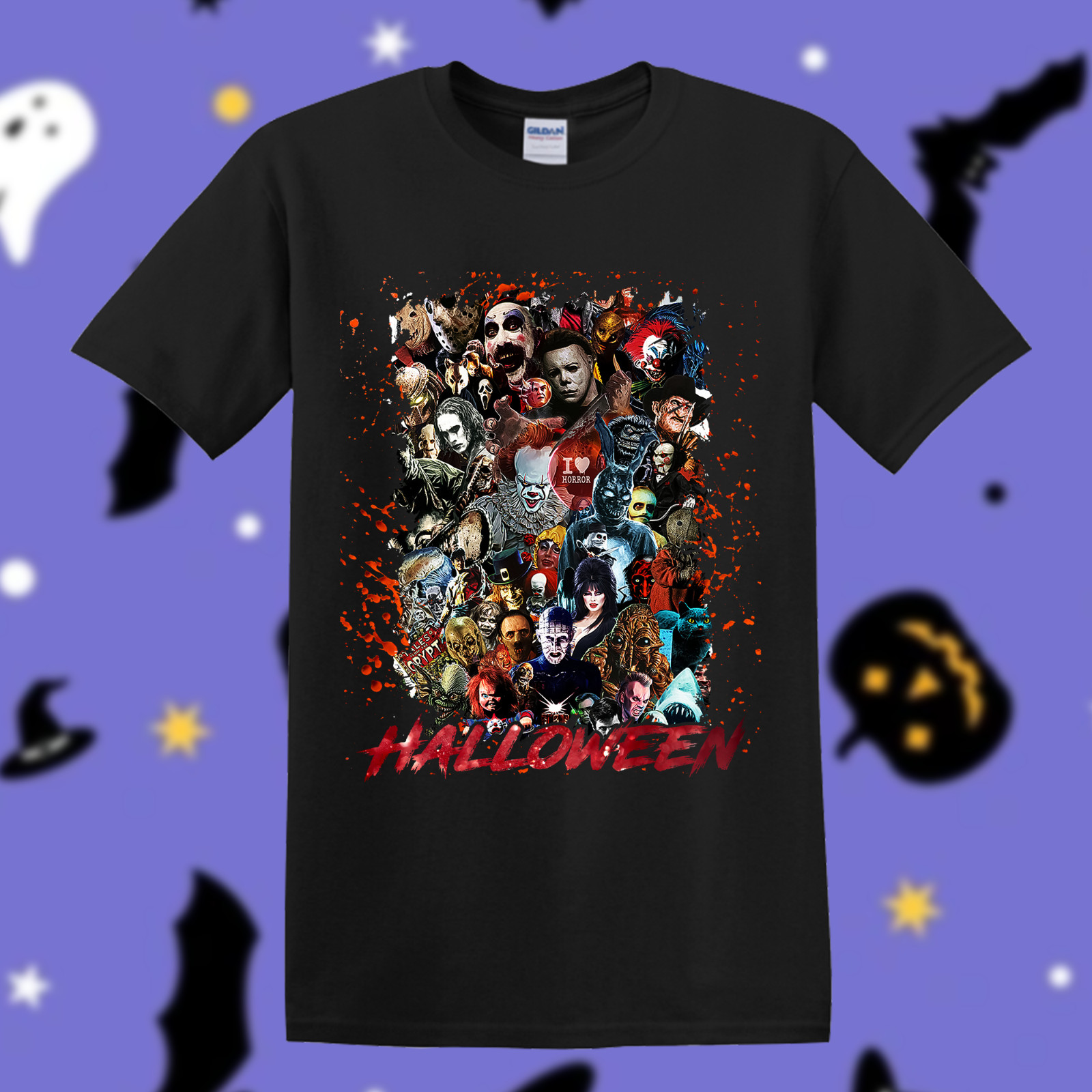 Iconic Halloween Pop Culture Shirt | Features Your Favorite Horror ...