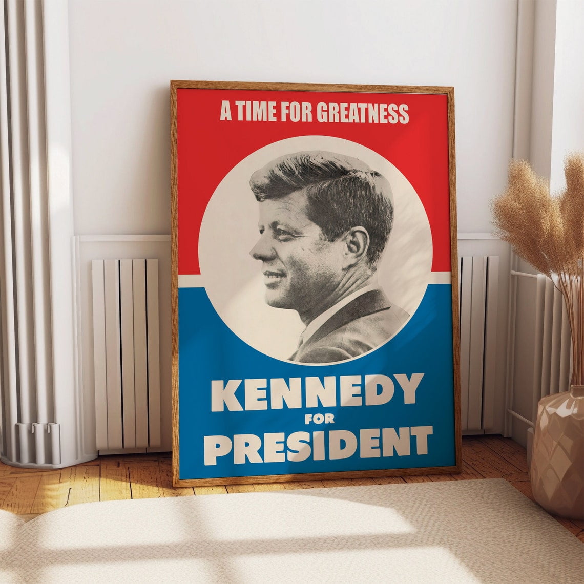Iconic Jfk Presidential Campaign Poster: Captivating Piece Of History ...