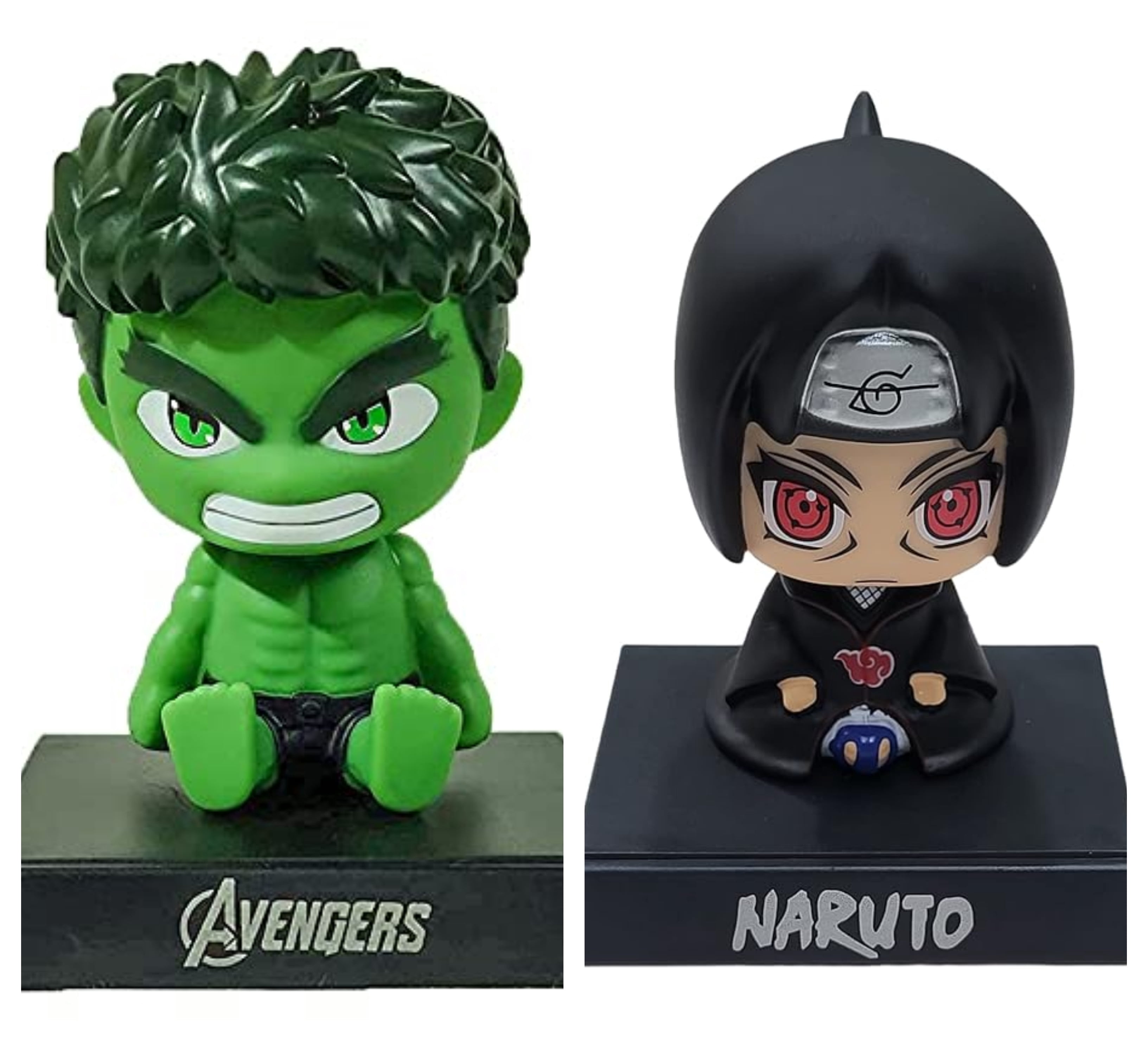 Iconic Keychains Super Hero Action Figure Limited Edition Bobblehead with Mobile Holder for Car ...