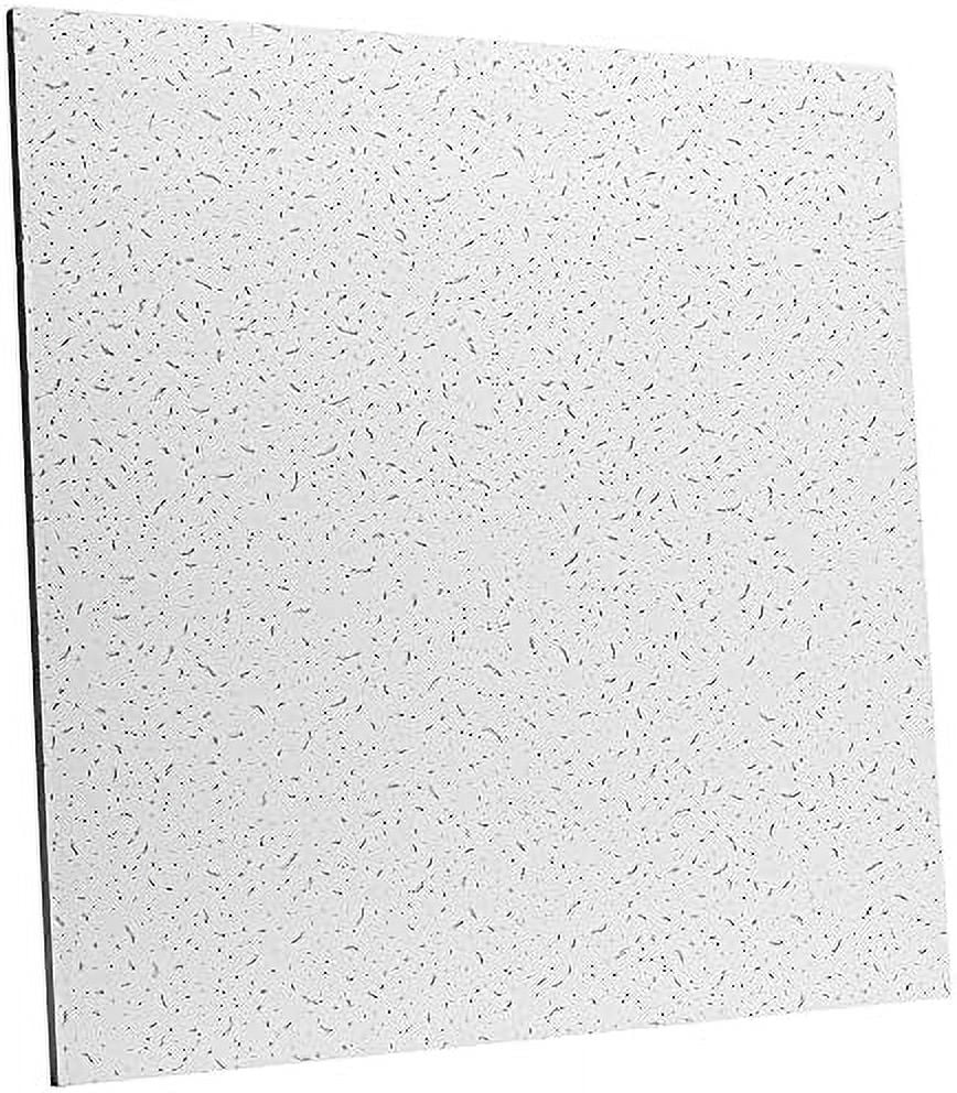 Iconic Petra 2x2 Mineral Fiber Ceiling Tile - Box of 10, White, Square ...