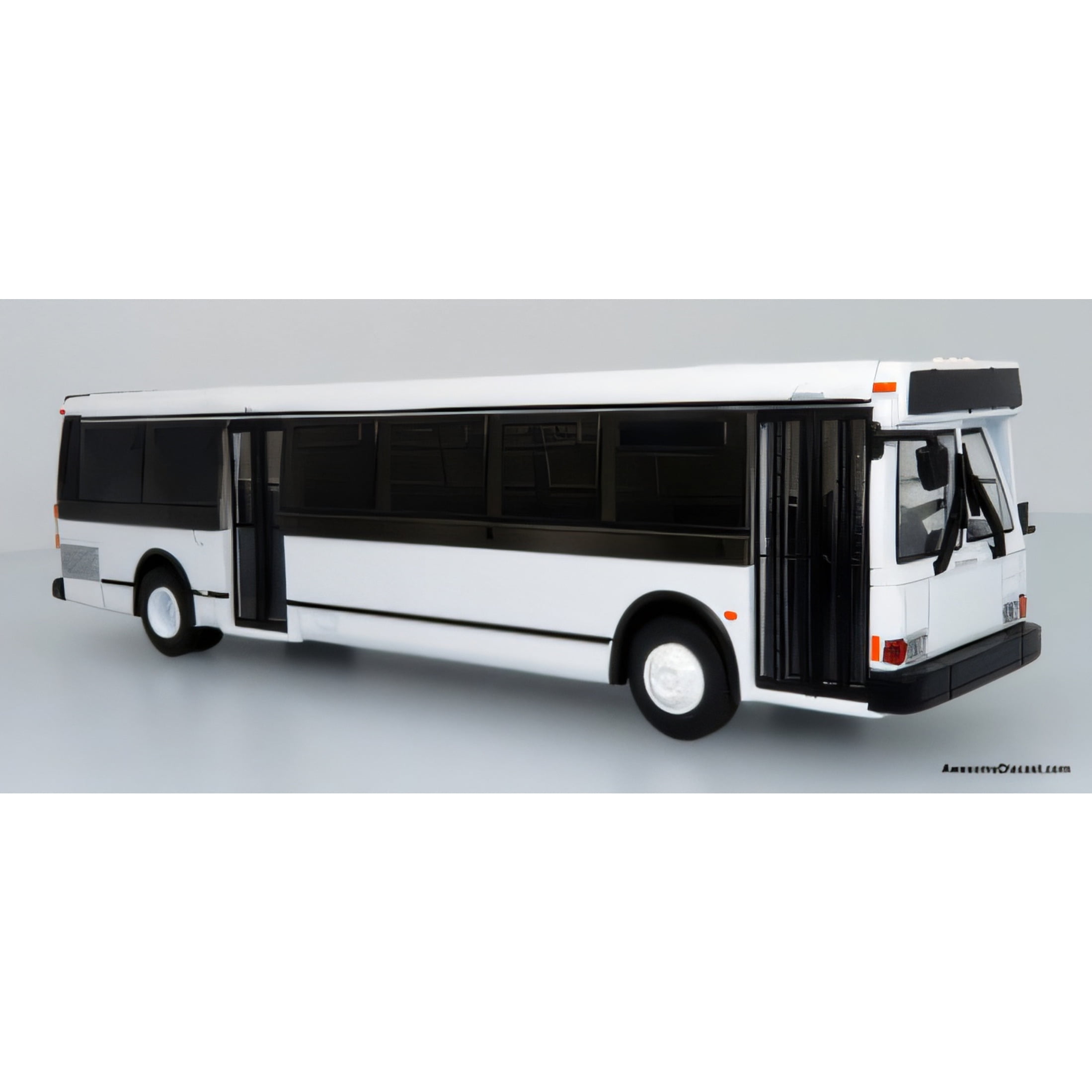 Iconic Replicas 1:87 1980 Grumman 870 Transit Bus: Blank White ...