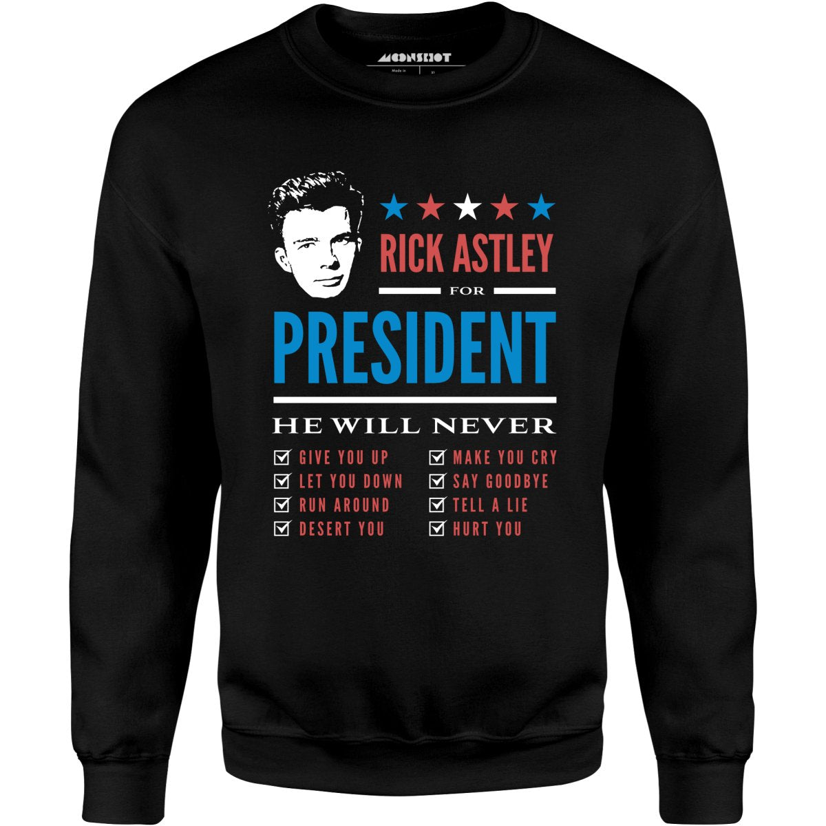 Iconic 'Rick Astley 2024' Sweatshirt A Fun Tribute to the Legendary ...