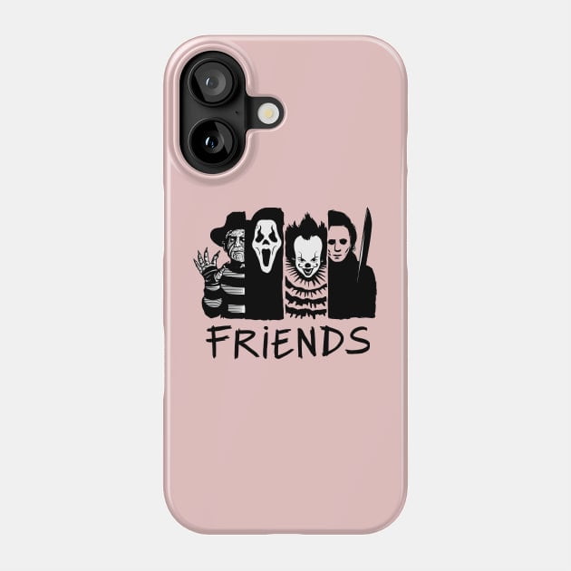 Iconic Slasher Movie Villains Character Lineup Case for iPhone 11, 12 ...