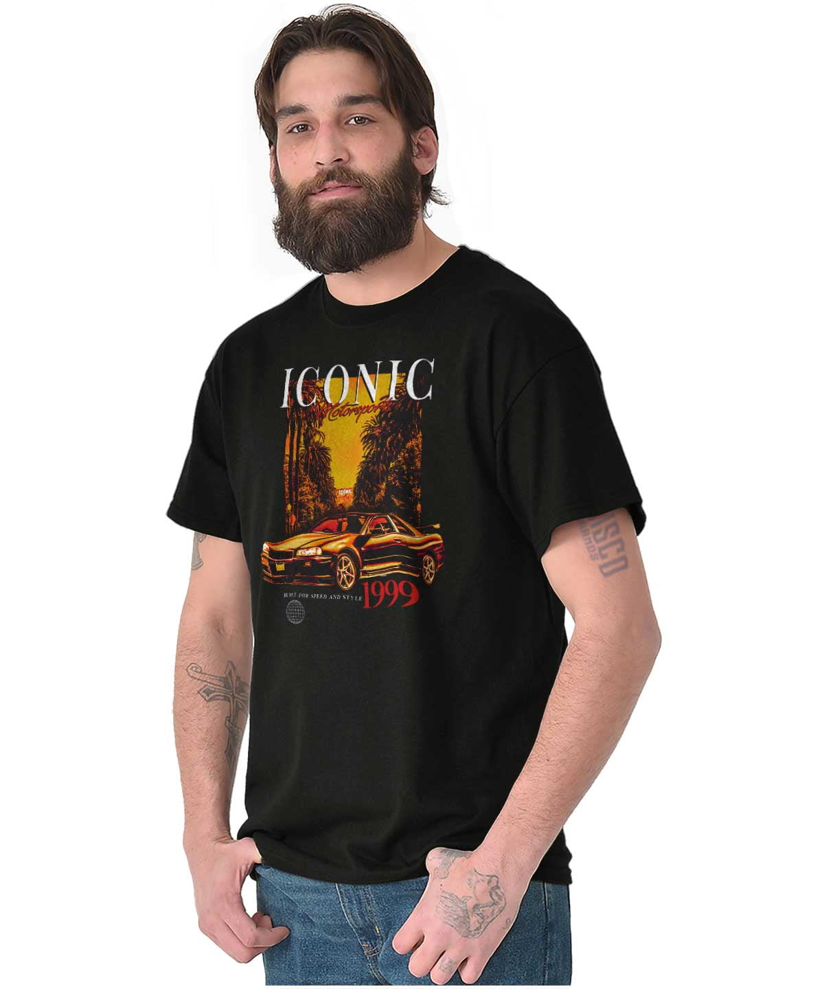 Iconic Speed Motorsports Muscle Car Men's Graphic T Shirt Tees Brisco ...
