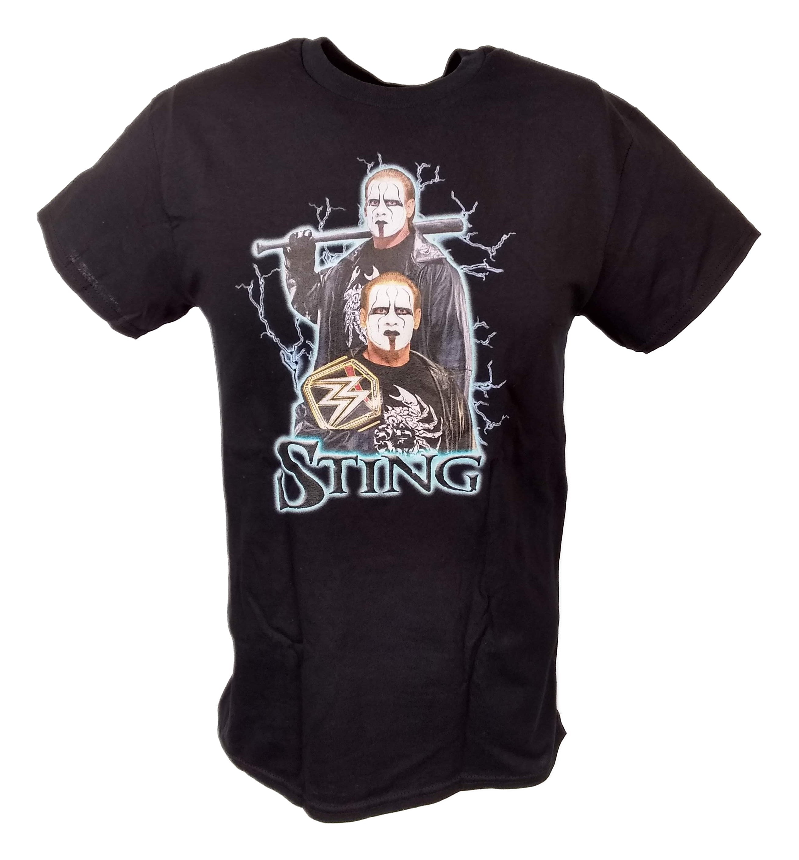 Iconic Sting White Scorpion Baseball Bat Mens Black T-shirt - Walmart.com