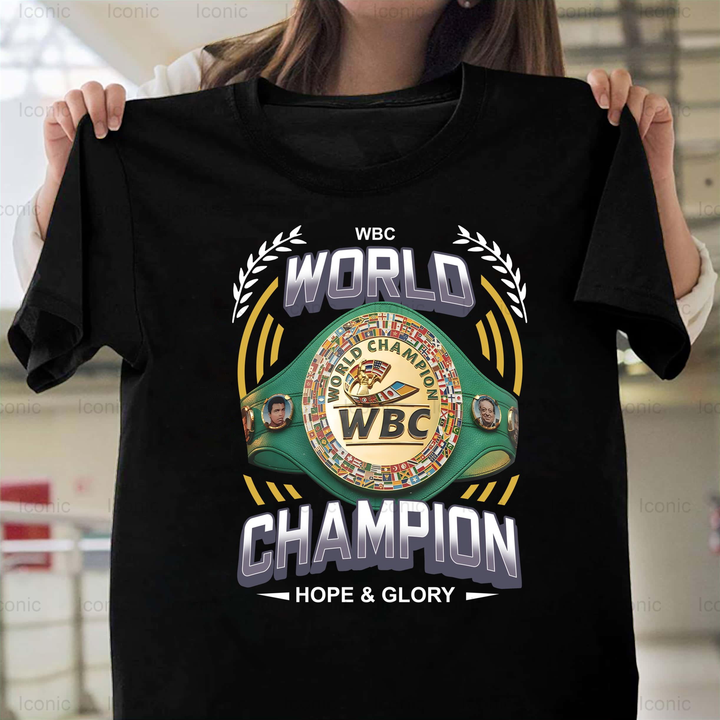 Iconic92 WBC World Champion, Boxing, Sports, Championship, Belt Fun T ...