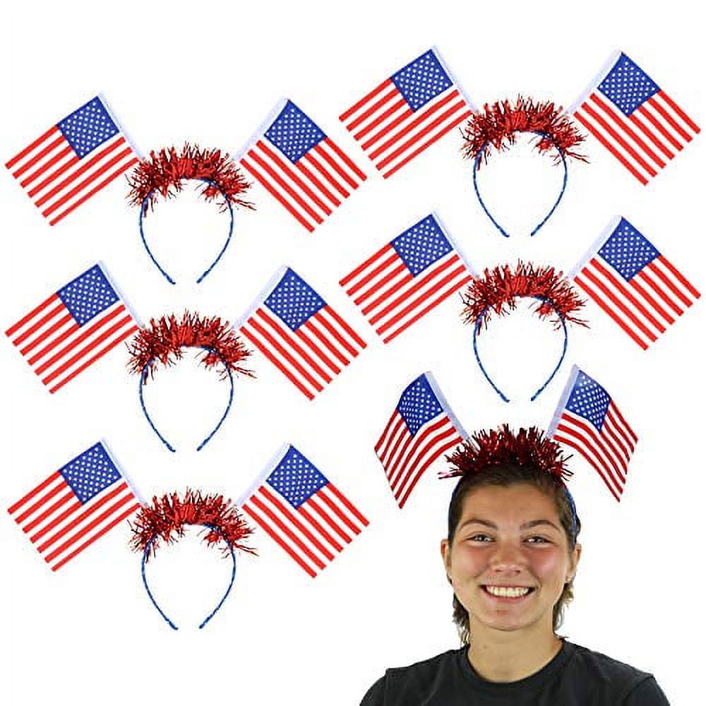 Iconikal Flag Headband Bopper, American Flag, 6-Pack - Walmart.com