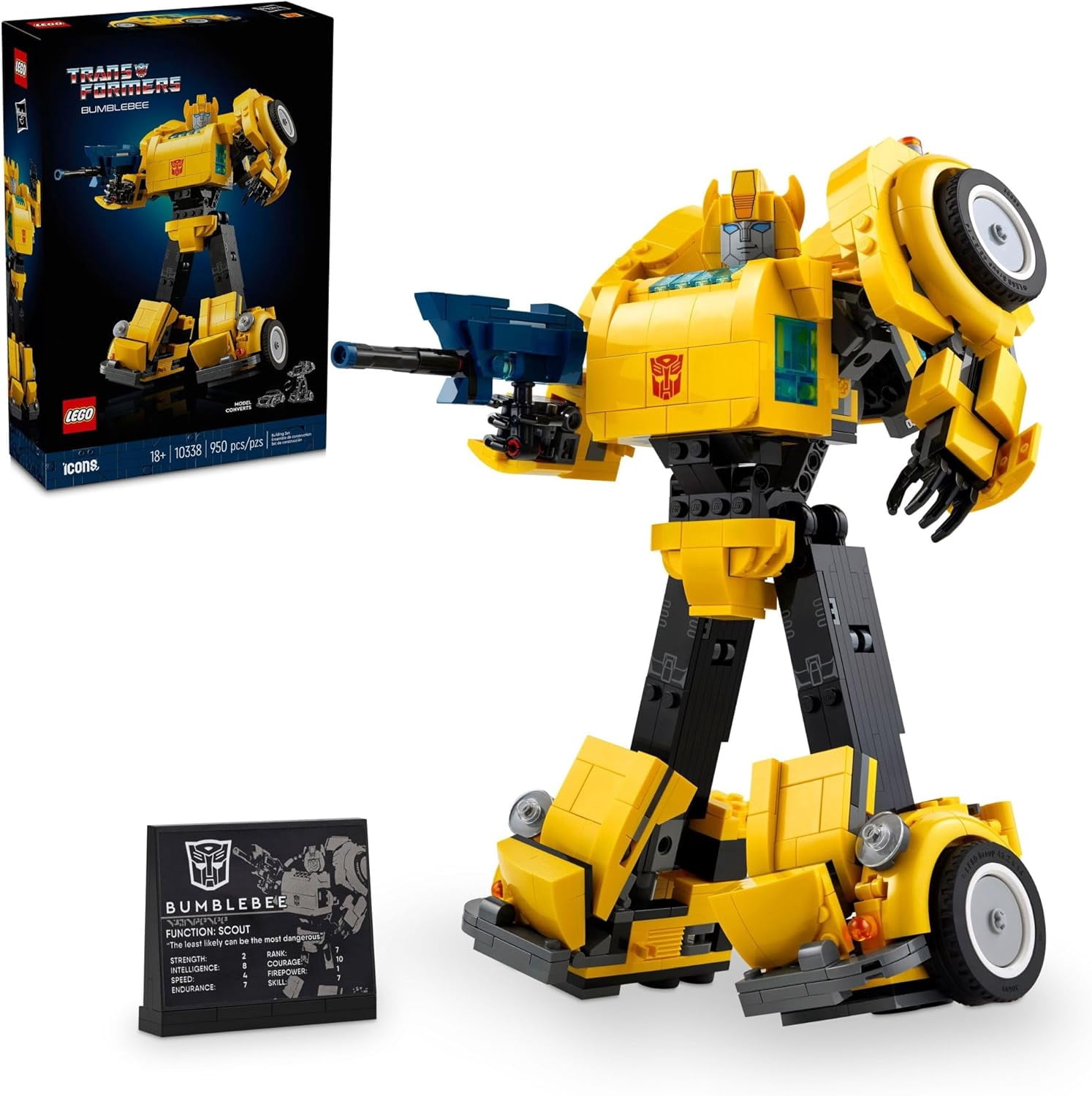 Icons Transformers Bumblebee Action Figure, Collectible Robot Gift for ...