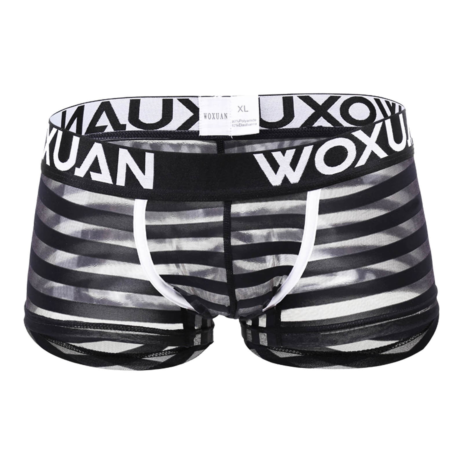 Icvfdpl Boxer Briefs For Men Thin Non Marking Mesh Transparent Sheer ...