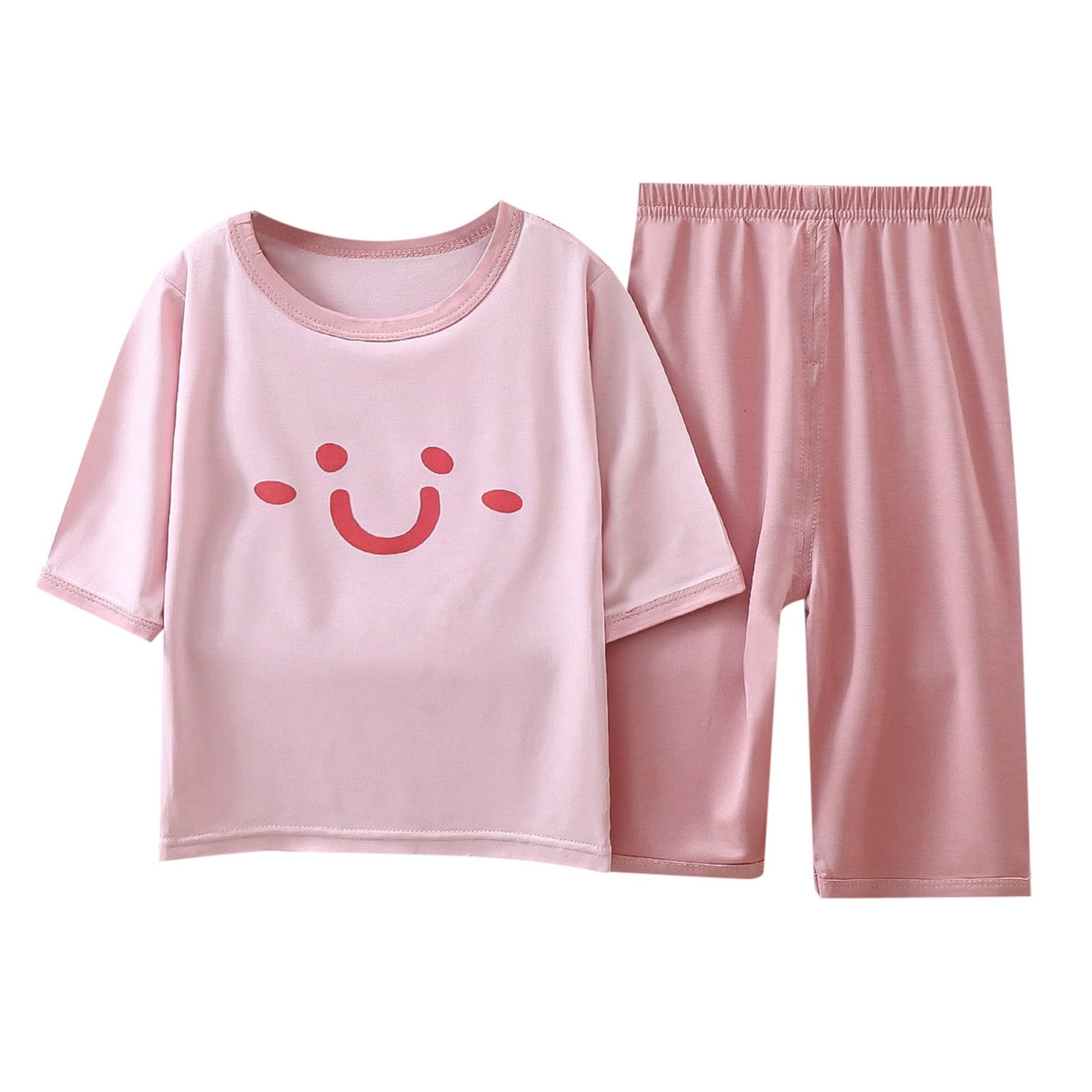 Icvfdpl Toddler Outfits For Girls Home Clothes Pajamas Thin Cool ...