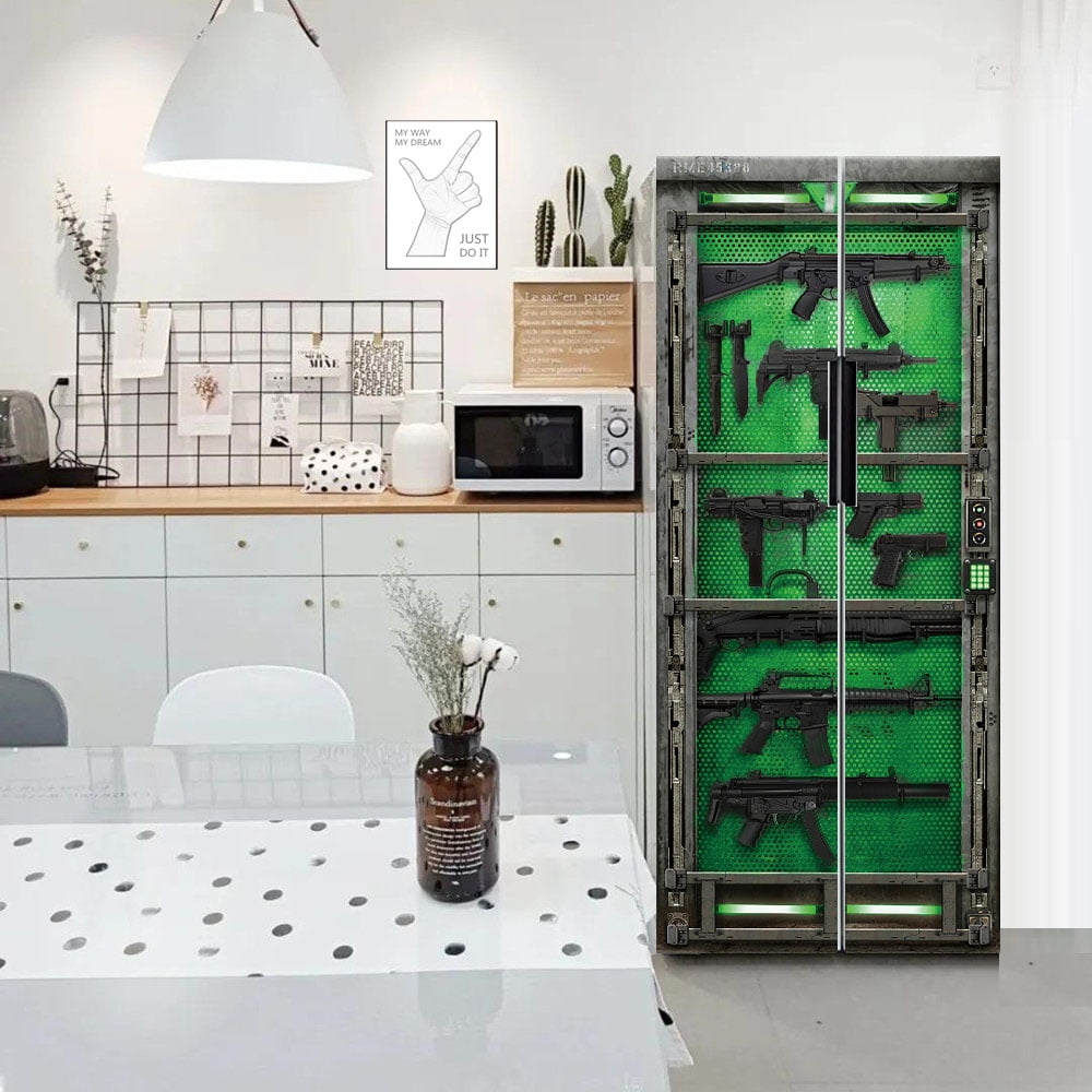 Icy Beer Poster Refrigerator Sticker Vinyl Waterproof Peel And Stick ...