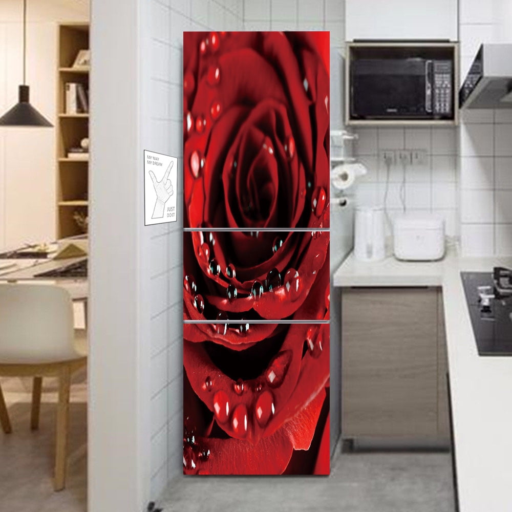 Icy Beer Poster Refrigerator Sticker Vinyl Waterproof Peel And Stick ...