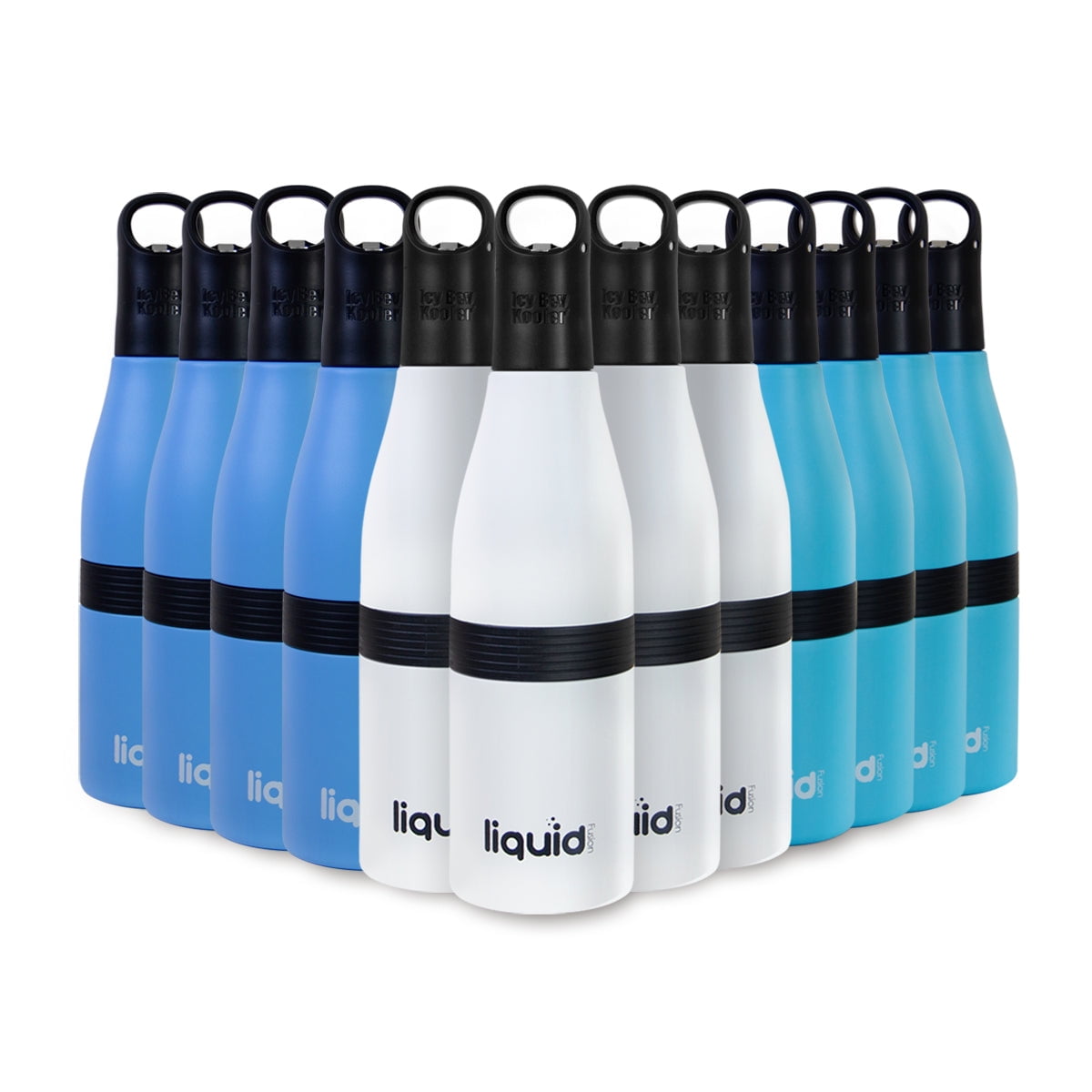 Icy Bev Kooler V 2.0 - (3 in 1 - Water Bottle, Bottle Insulator, and ...